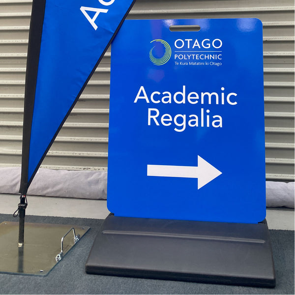 Footpath Signs - Adams Textile Signage