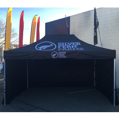 Branded Marquee 4.5 x 3m - Adams Textile Signage