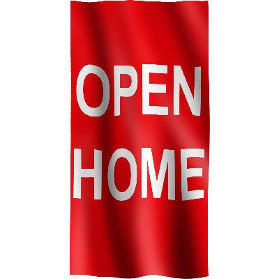 Open Home Flag - Adams Textile Signage